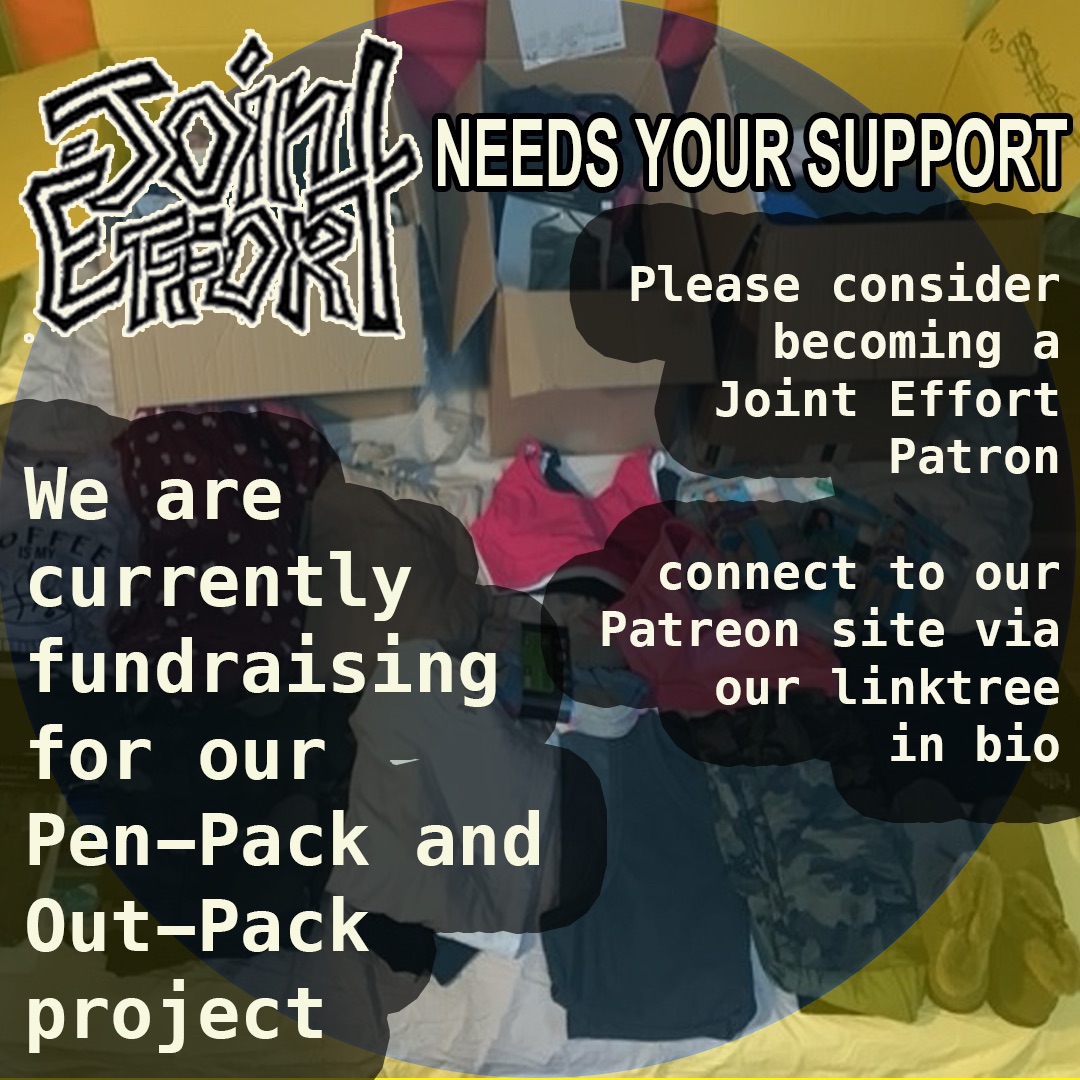 Joint Effort is fundraising for Pen-Packs and Out-Packs | Joint Effort Collective